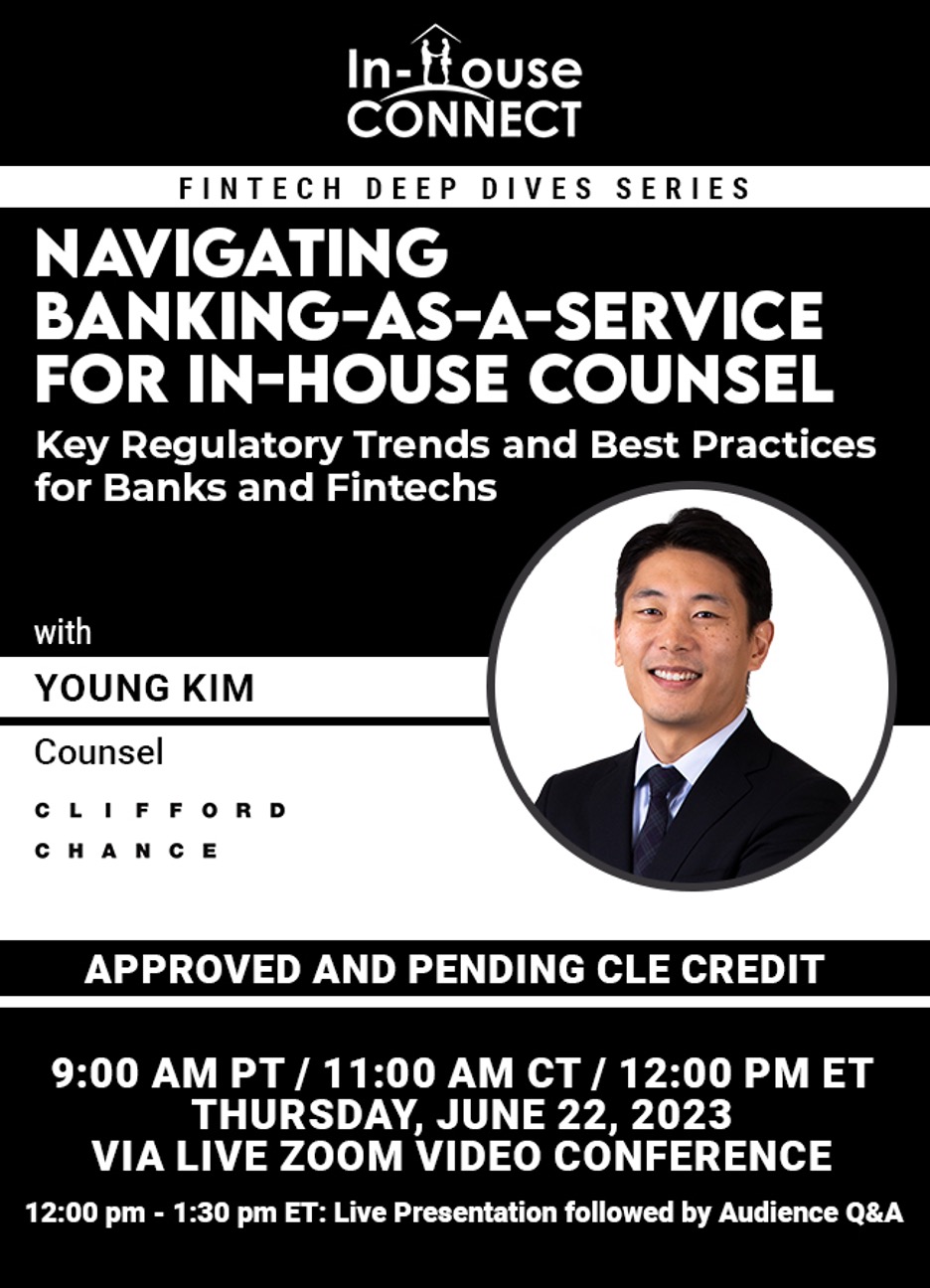 Navigating Banking-as-a-Service for In-House Counsel: Key Regulatory ...